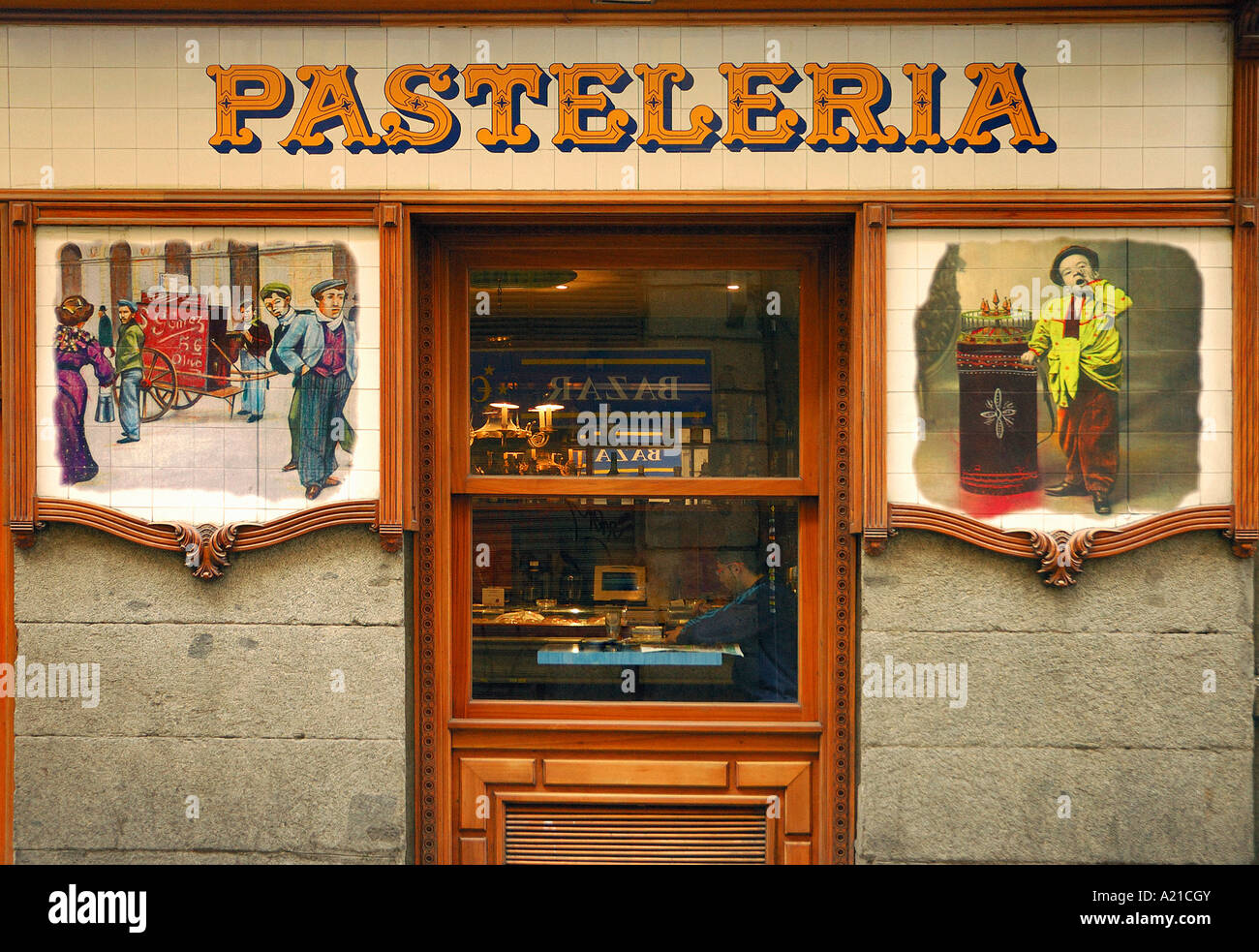 PASTRY SHOP MADRID SPAIN Stock Photo - Alamy
