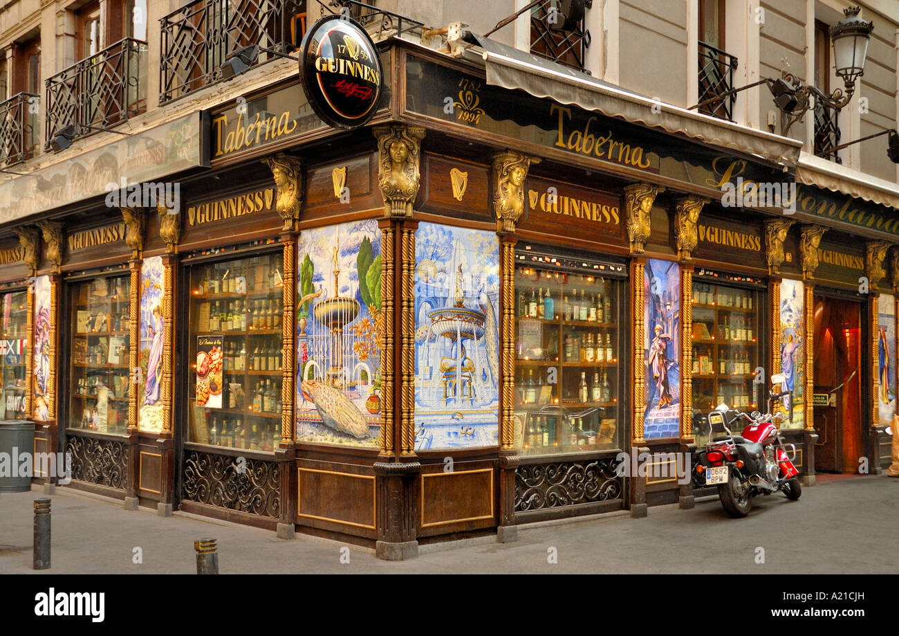 BAR MADRID SPAIN Stock Photo - Alamy