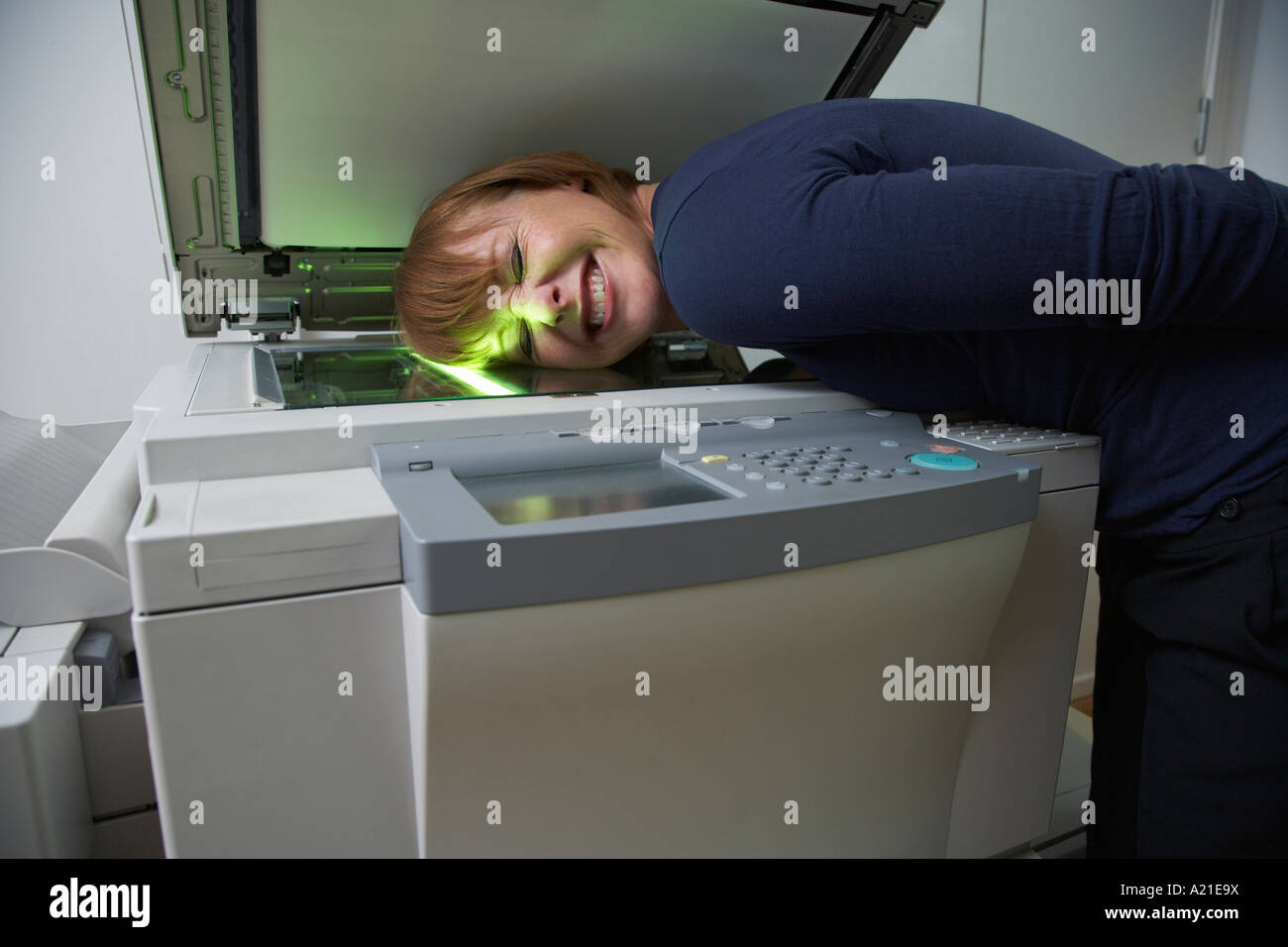 Woman Photocopy Machine High Resolution Stock Photography and Images ...