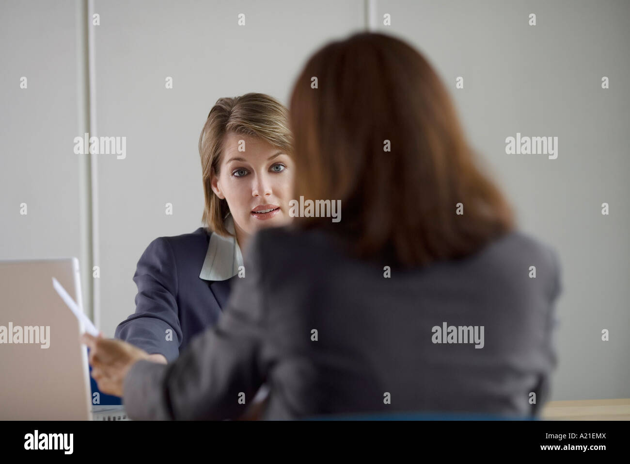 Businesswomen Having Meeting Stock Photo - Alamy Businesswomen Having Meeting Stock Photo - Alamy