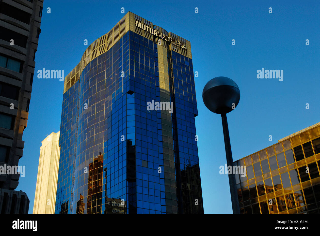 MADRID AZCA DISTRICT MADRID SPAIN Stock Photo - Alamy