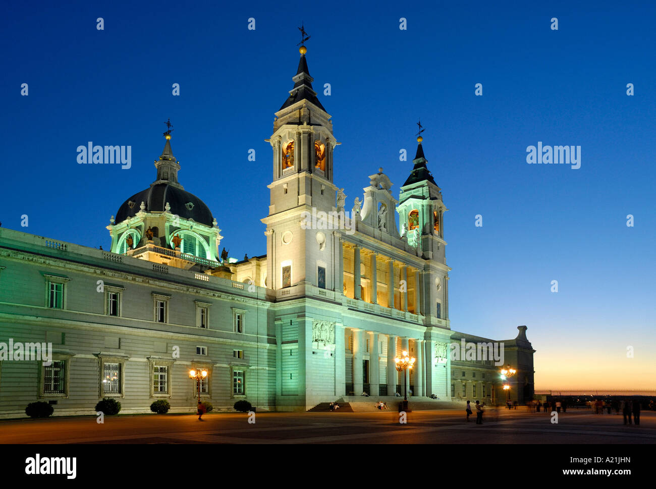 MADRID CATHEDRAL OF NUESTRA SENORA DE LA ALMUDENA MADRID SPAIN Stock ...