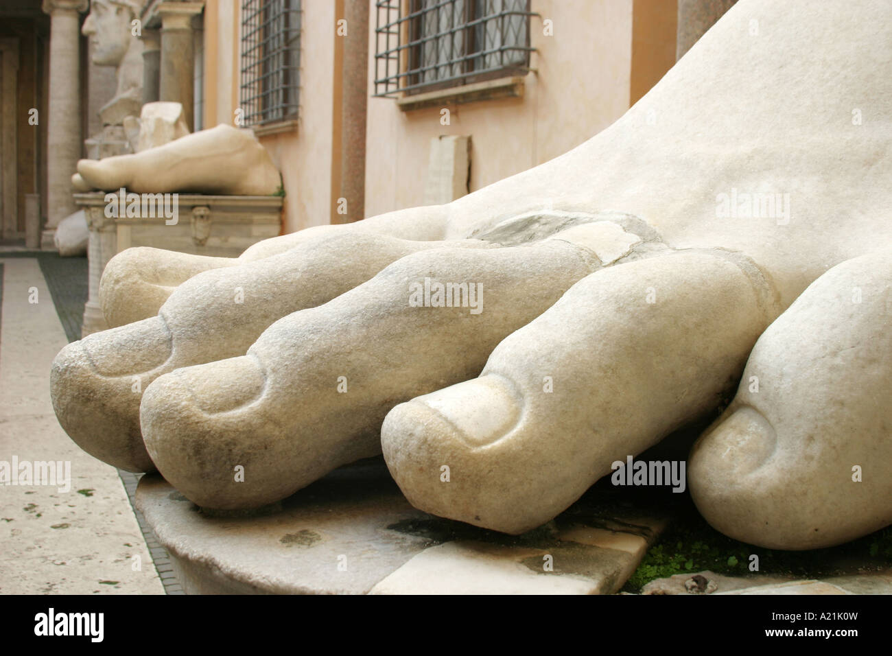 Giant foot hi-res stock photography and images - Alamy
