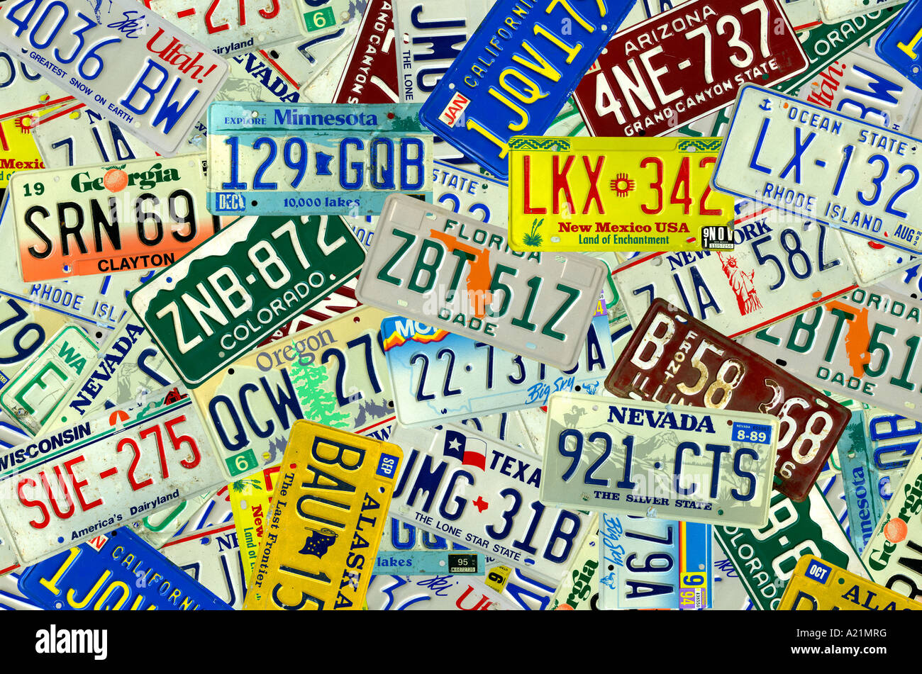 Licenses plates hi-res stock photography and images - Alamy