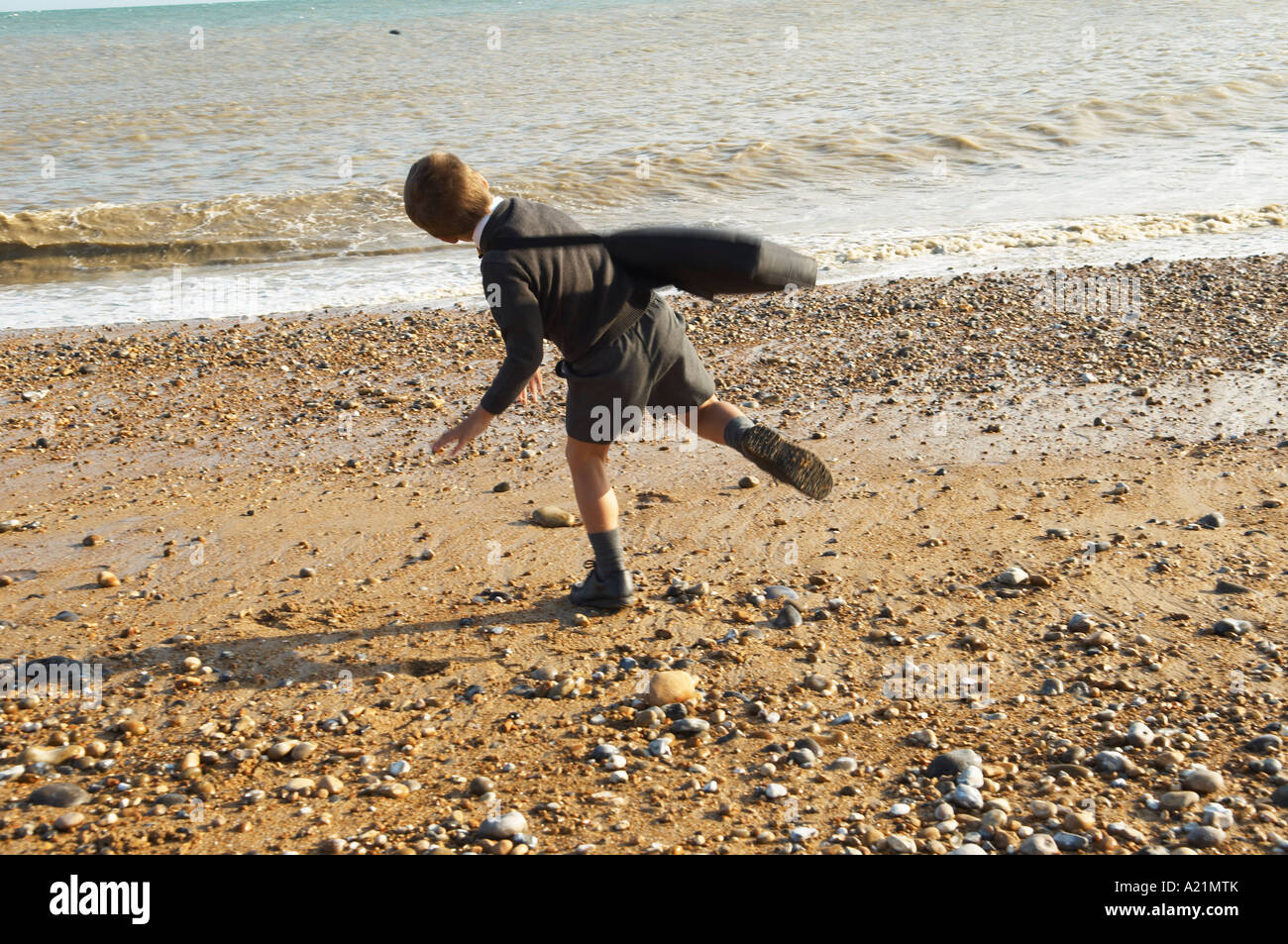 Throwing rocks into the water hi-res stock photography and images - Alamy