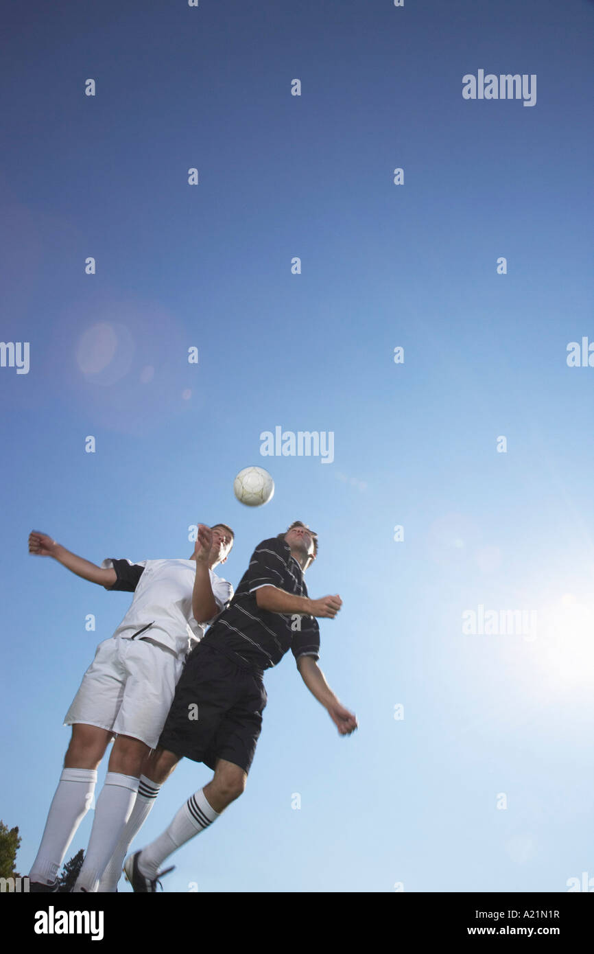 Men Playing Soccer Stock Photo - Alamy