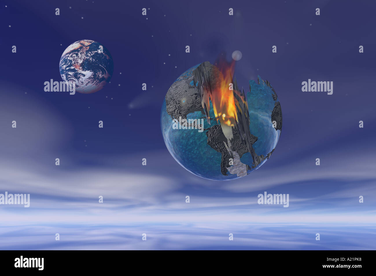 Divided planet hi-res stock photography and images - Alamy