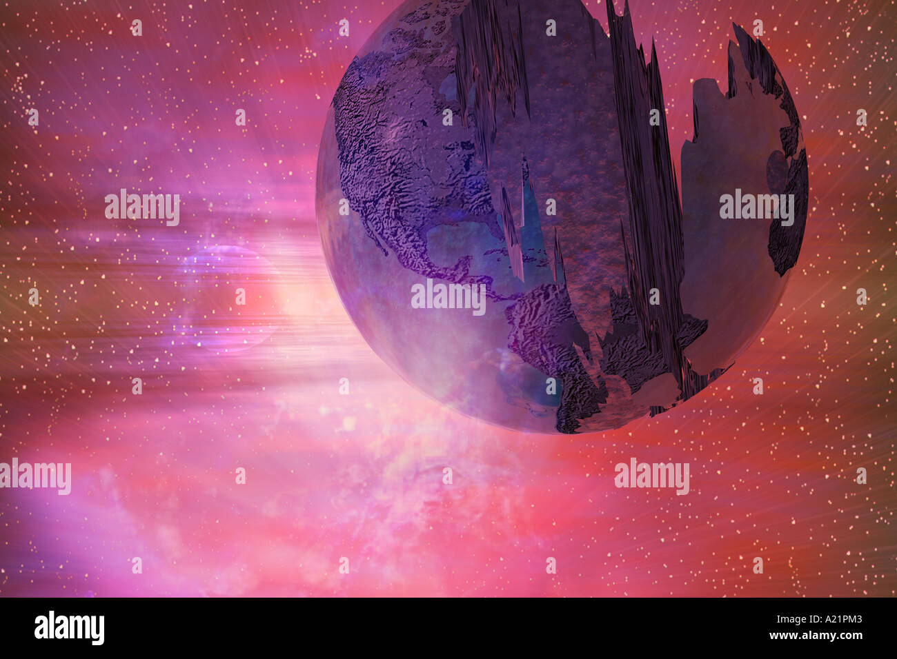 A world divided Stock Photo - Alamy