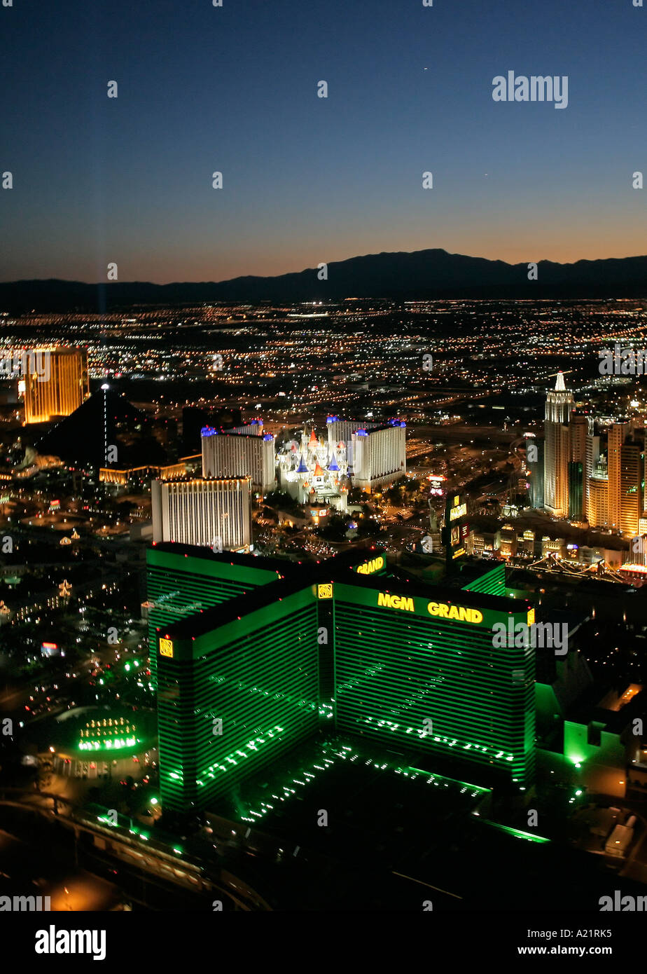 MGM Grand Las Vegas Strip Las Vegas Nevada Stock Photo - Alamy