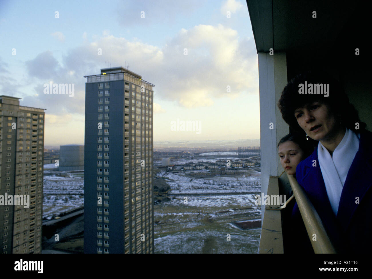 Red Road flats, Glasgow, Scotland, UK Stock Photo - Alamy