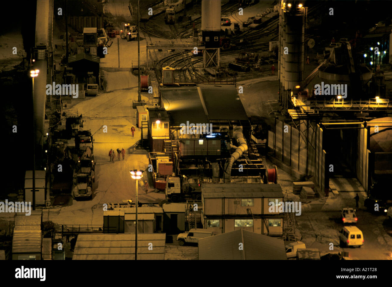 The Channel Tunnel construction Stock Photo - Alamy