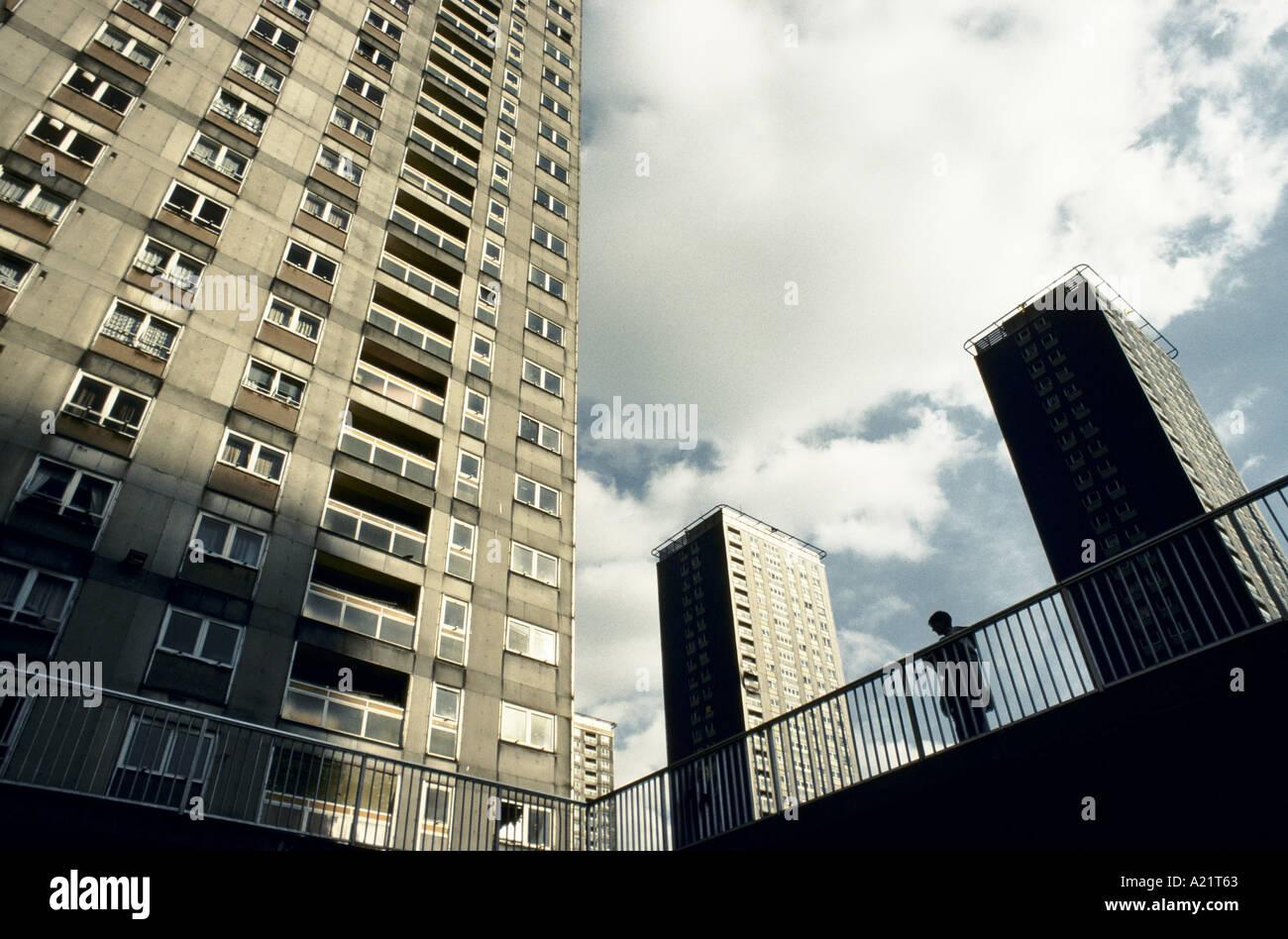 Red road housing estate glasgow hi-res stock photography and images - Alamy