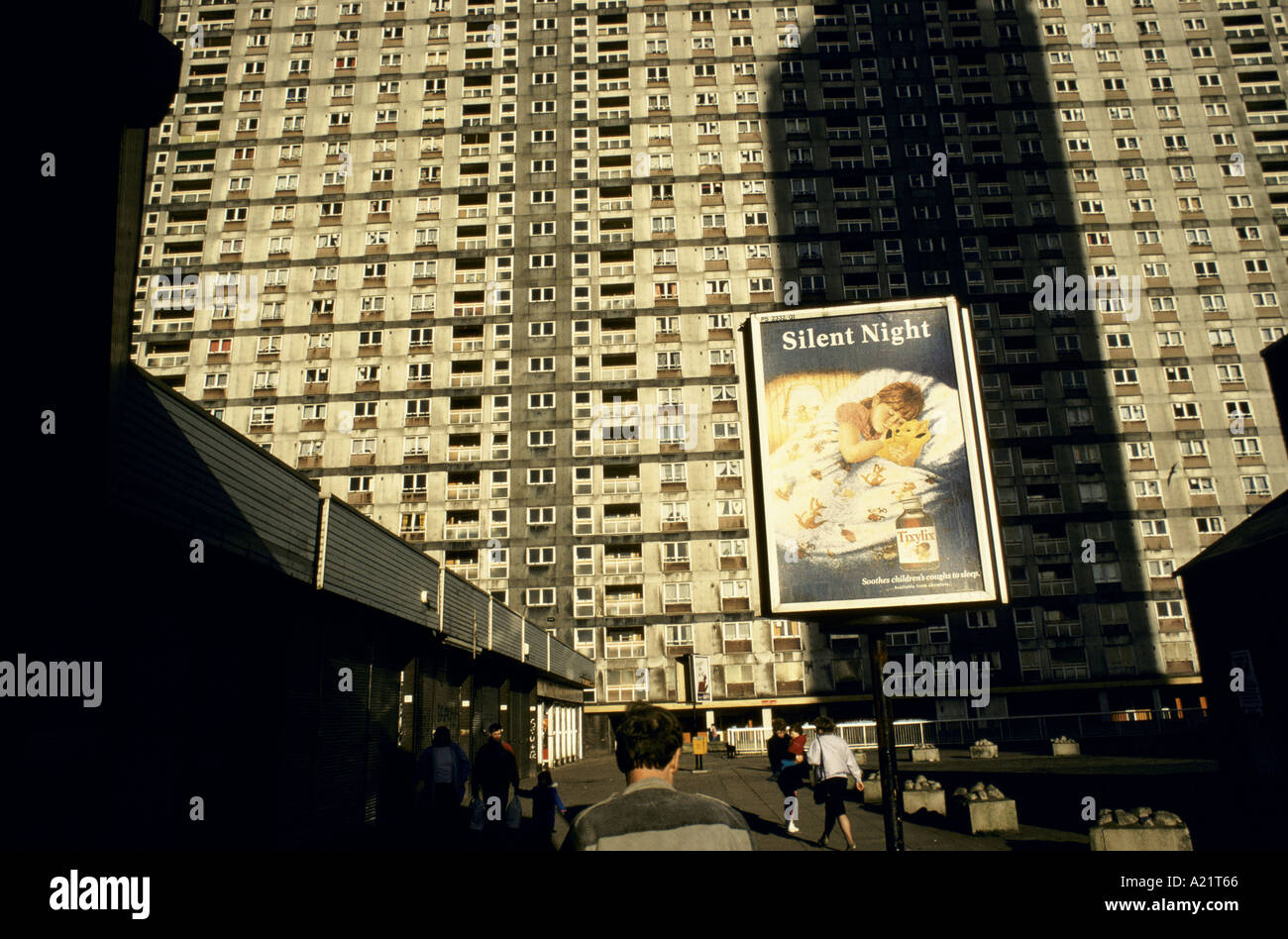 Red Road Flats, Glasgow, Scotland Stock Photo - Alamy