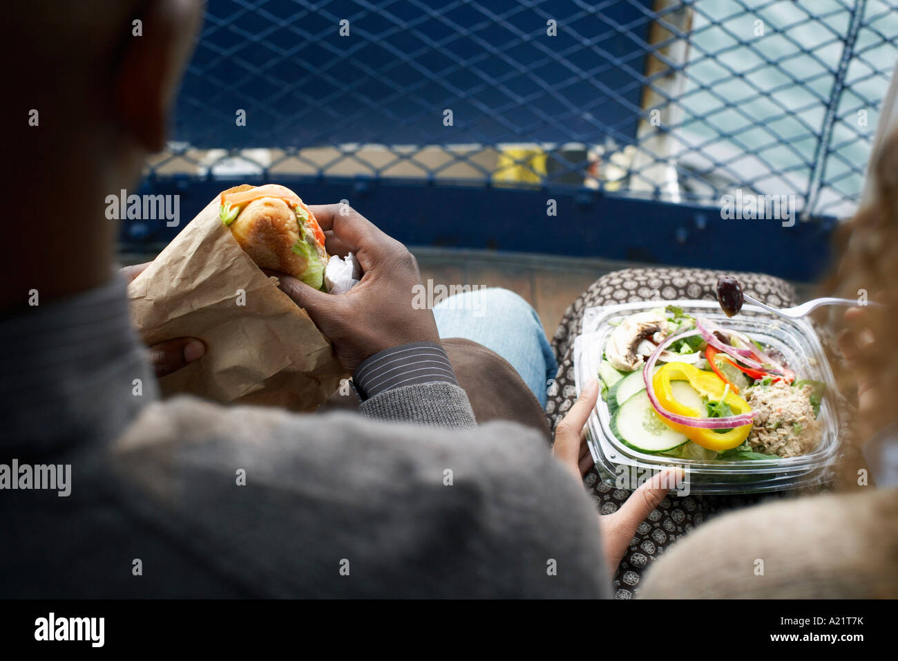Model Eating Sandwich High Resolution Stock Photography and Images - Alamy