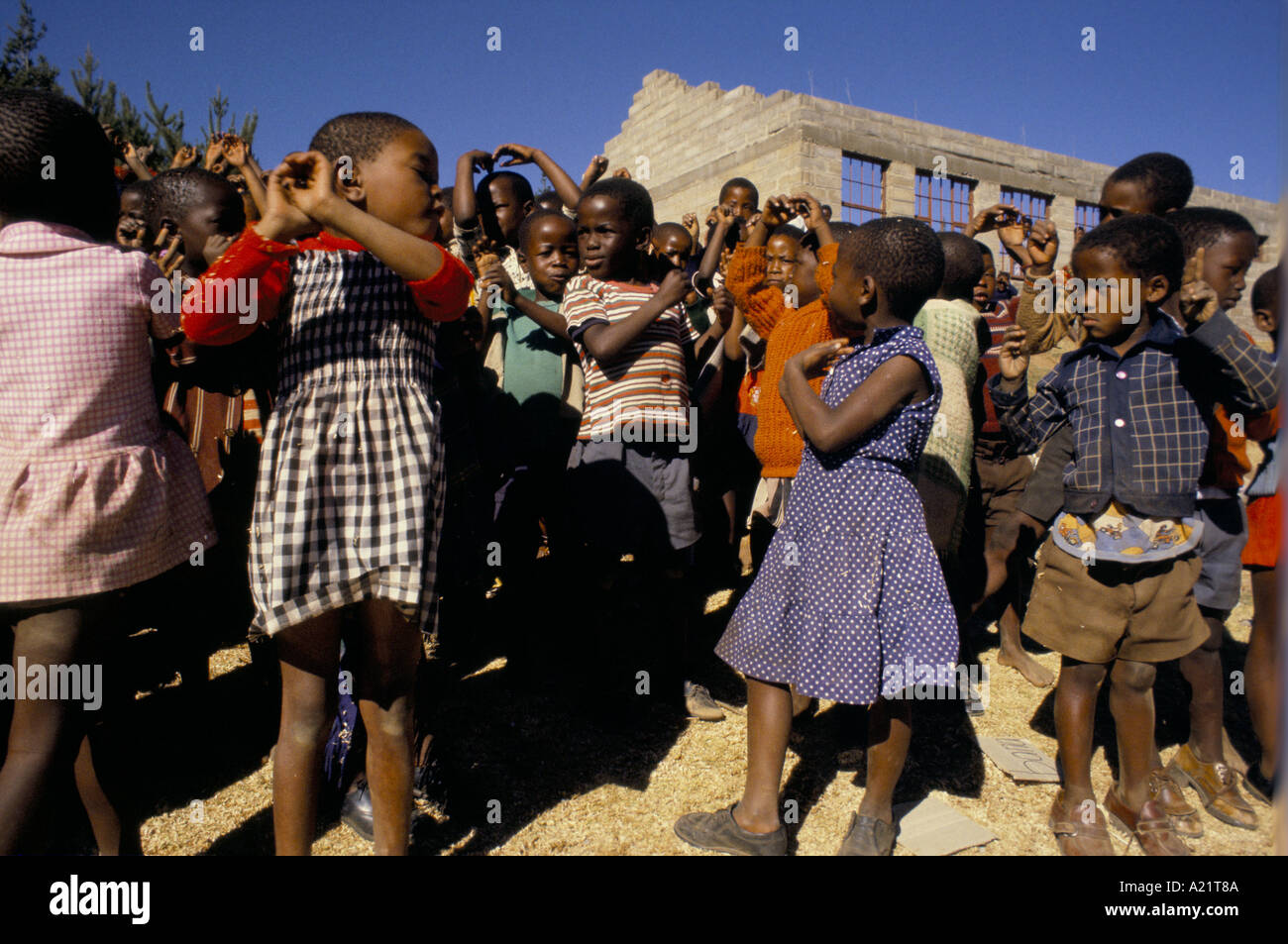 Children playing at school, Lesotho, Southern Africa Stock Photo - Alamy