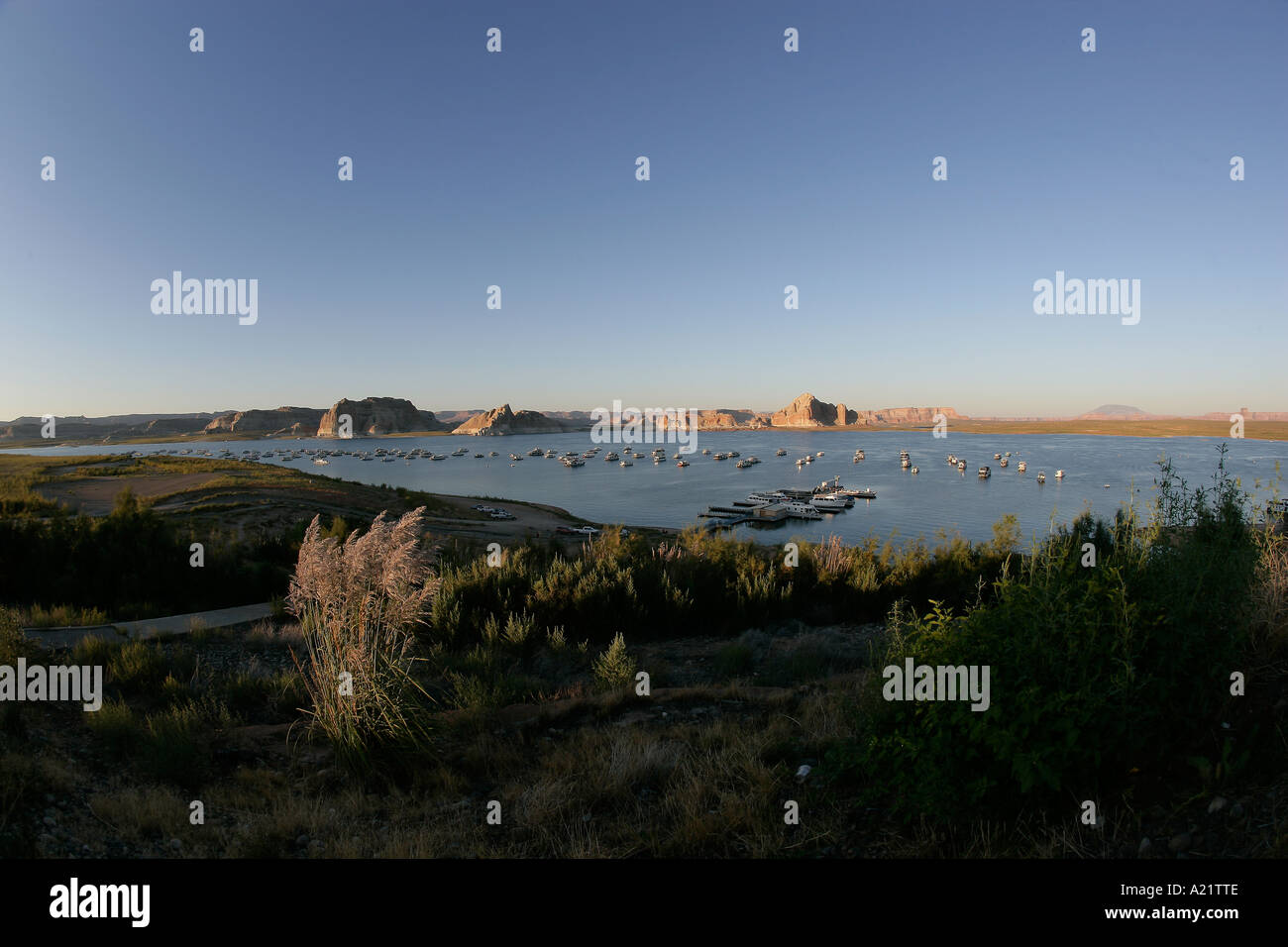 Wahweap Marina Lake Powell Arizona Stock Photo - Alamy