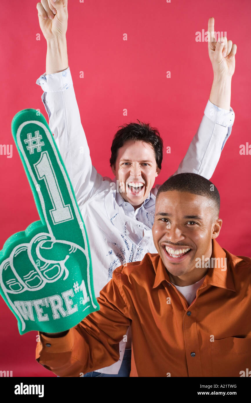Closeup two hands cheering hi-res stock photography and images - Alamy