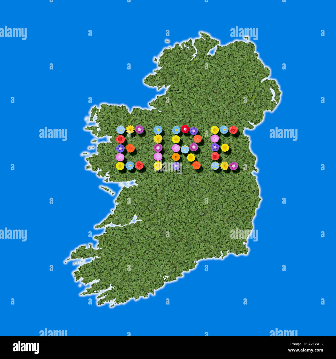 Map cut out ireland hi-res stock photography and images - Alamy