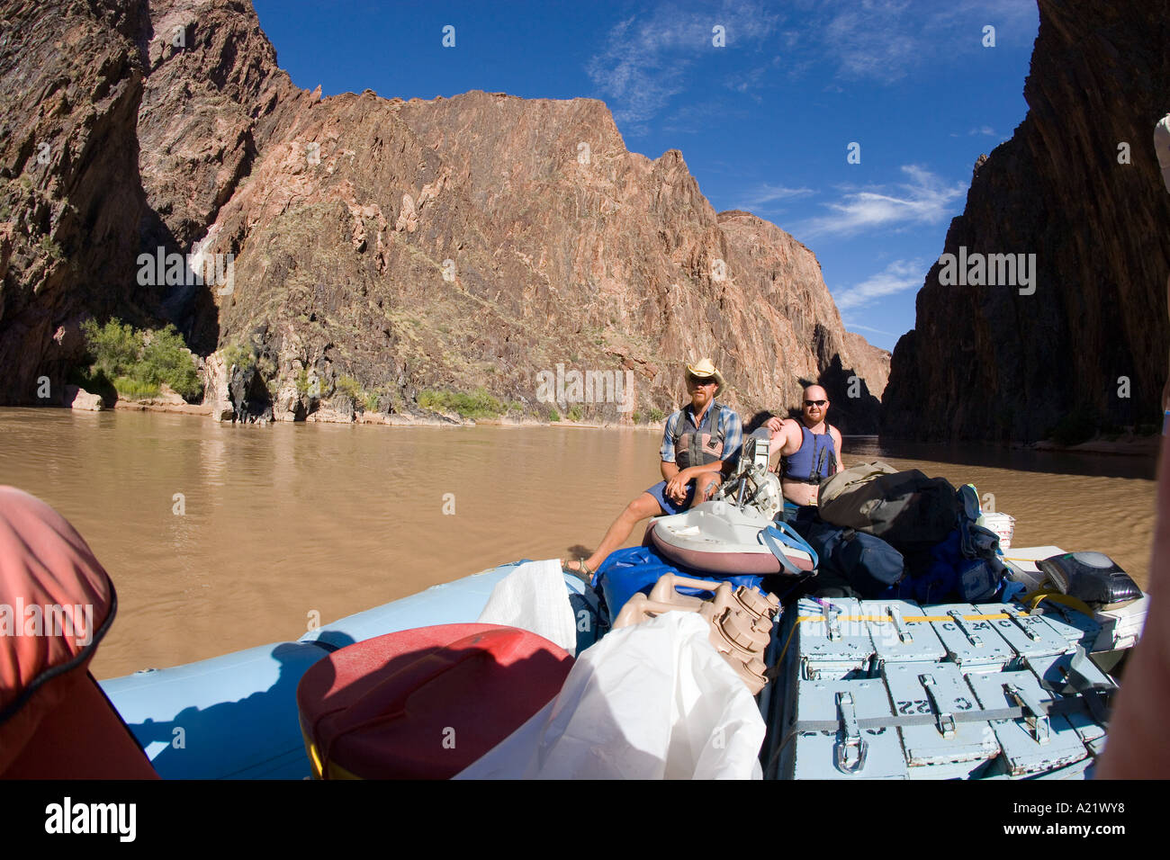Rafting Colorado River Grand Canyon Arizona Stock Photo - Alamy