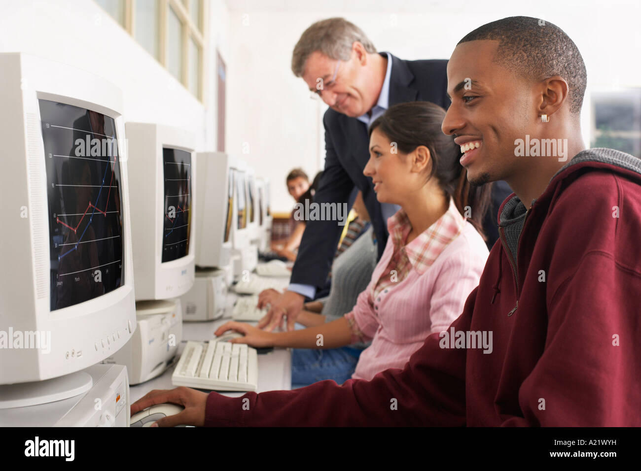 Boy Computer Study Table High Resolution Stock Photography and Images ...
