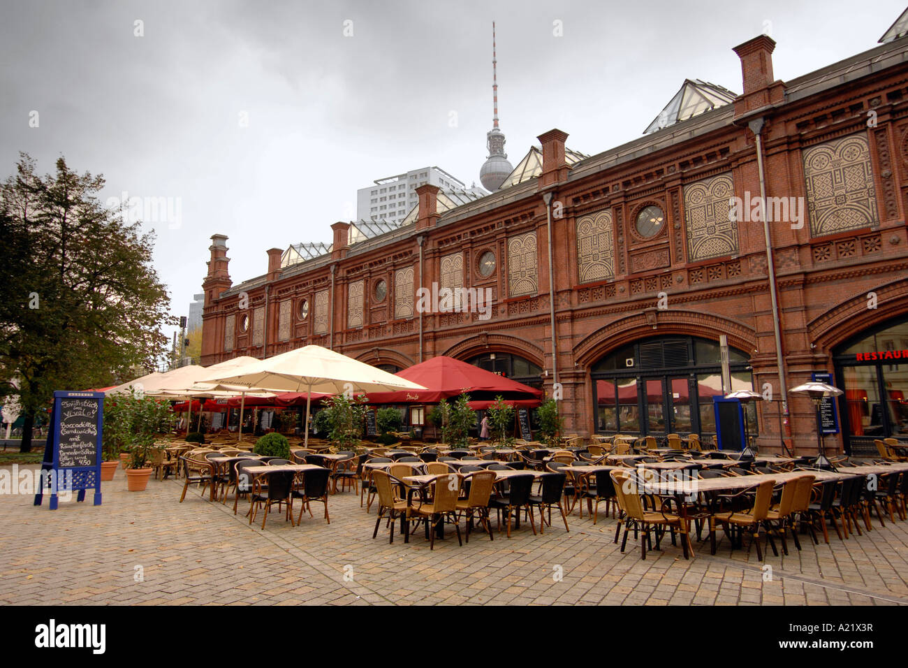 Hackescher Markt plaza in East Berlin's Mitte district Stock Photo - Alamy