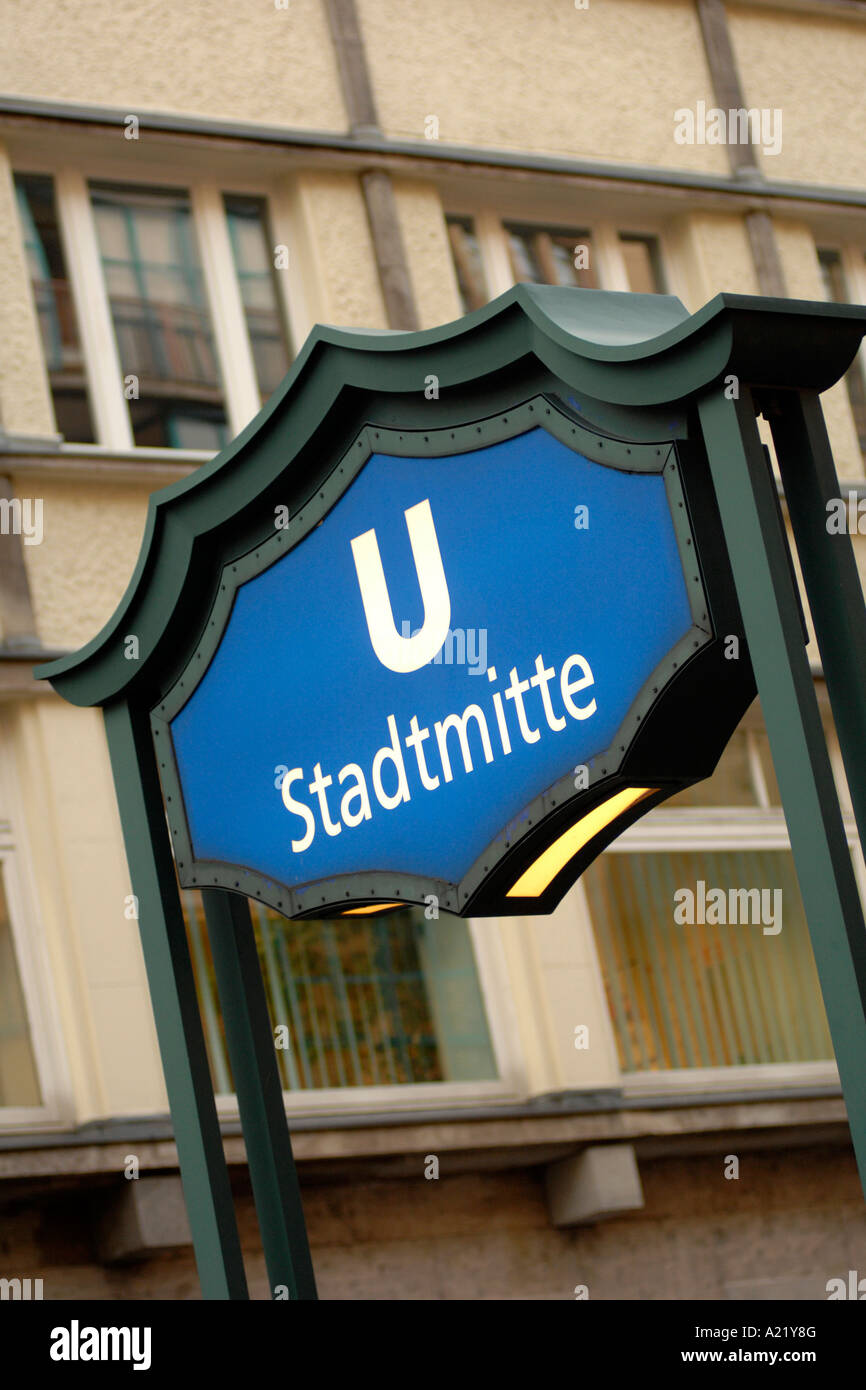 Stadtmitte u bahn u bahn hi-res stock photography and images - Alamy