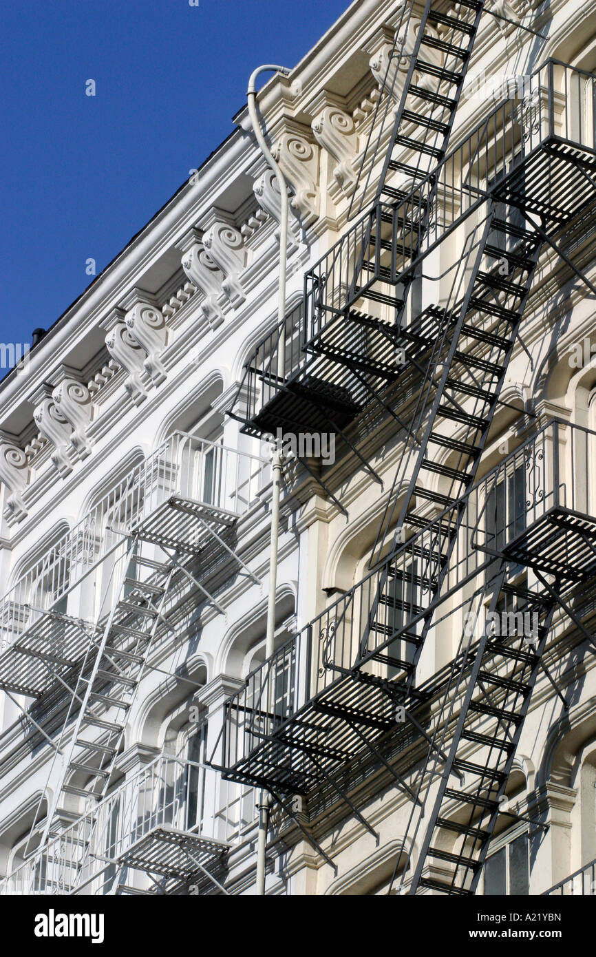 Cast iron facades SoHo New York NY USA Brent C Brolin Stock Photo - Alamy
