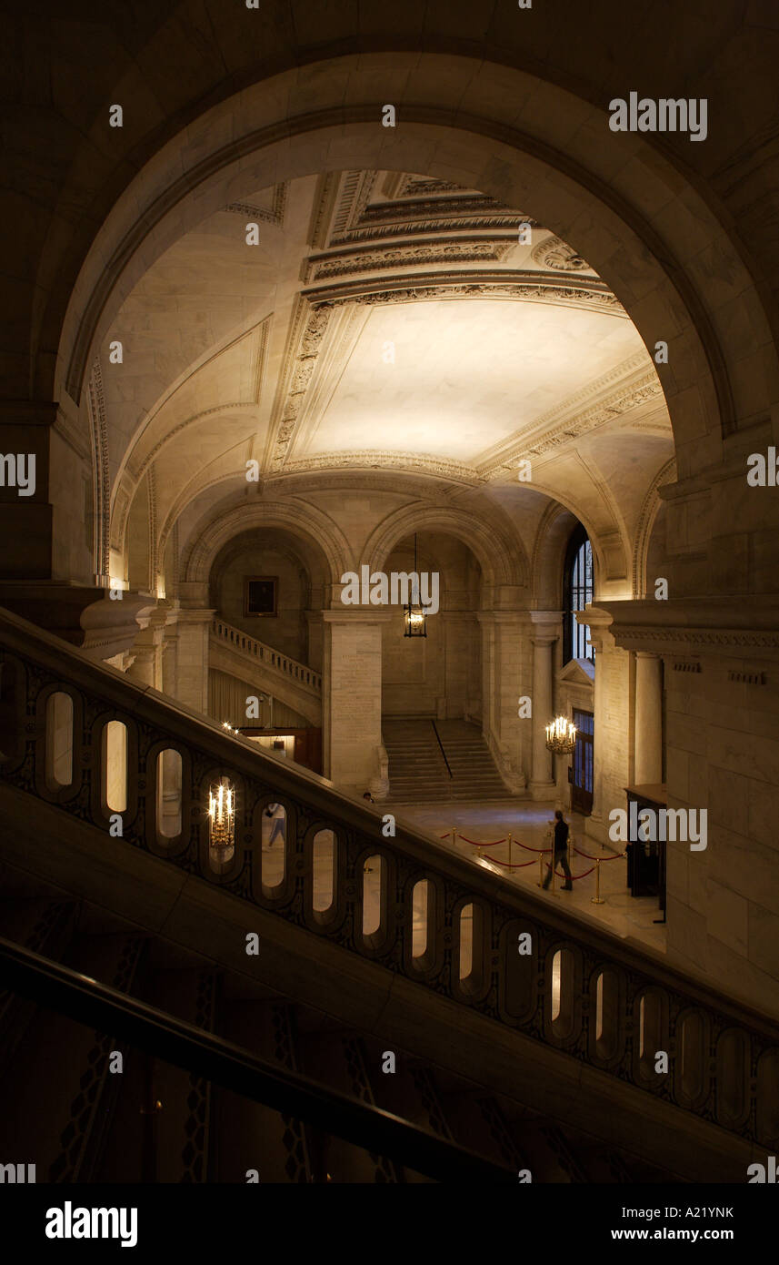 NYPL public library Carrere and Hastings New York NY USA Brent C Brolin ...
