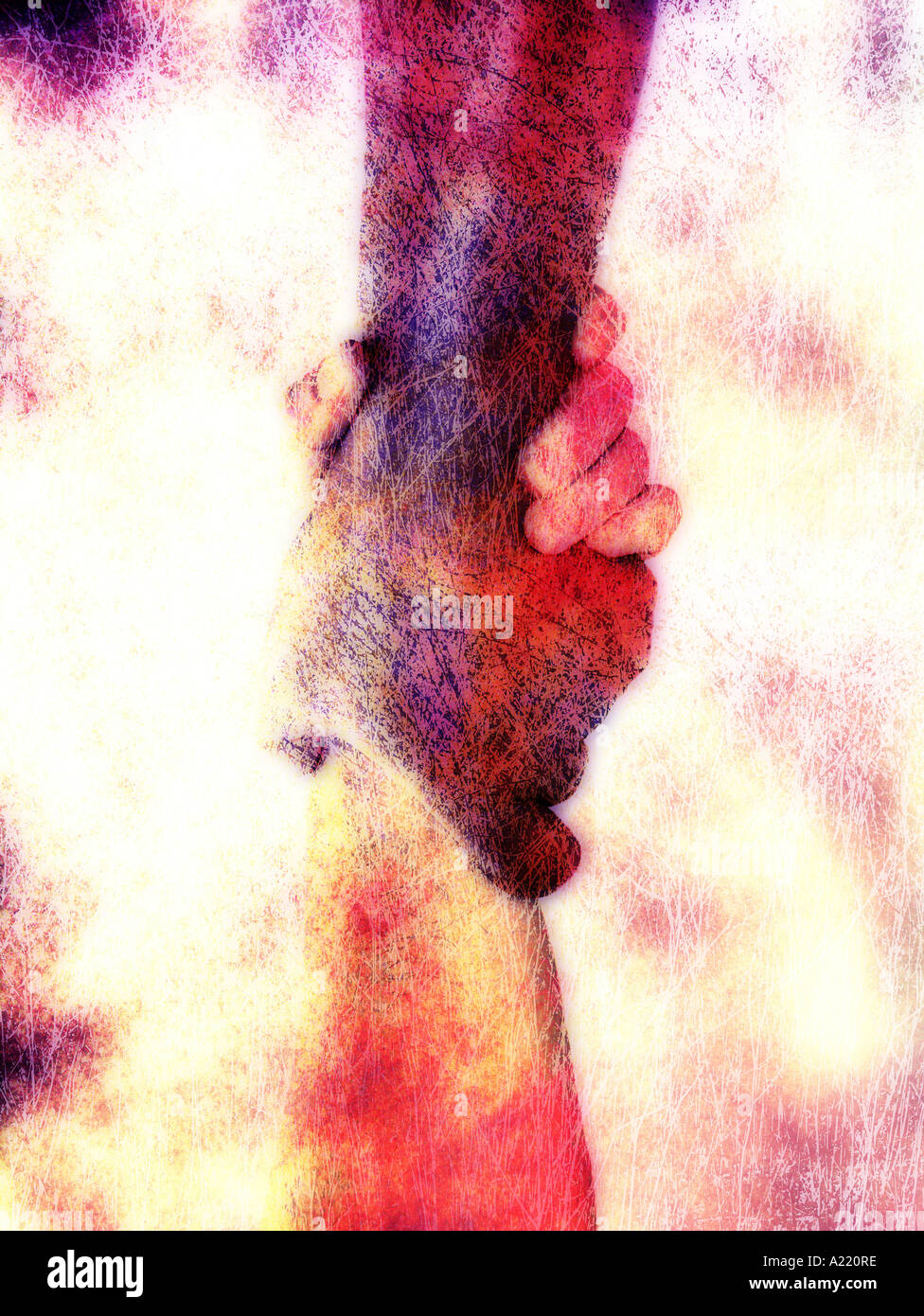 Working together help helping hand hi-res stock photography and images ...