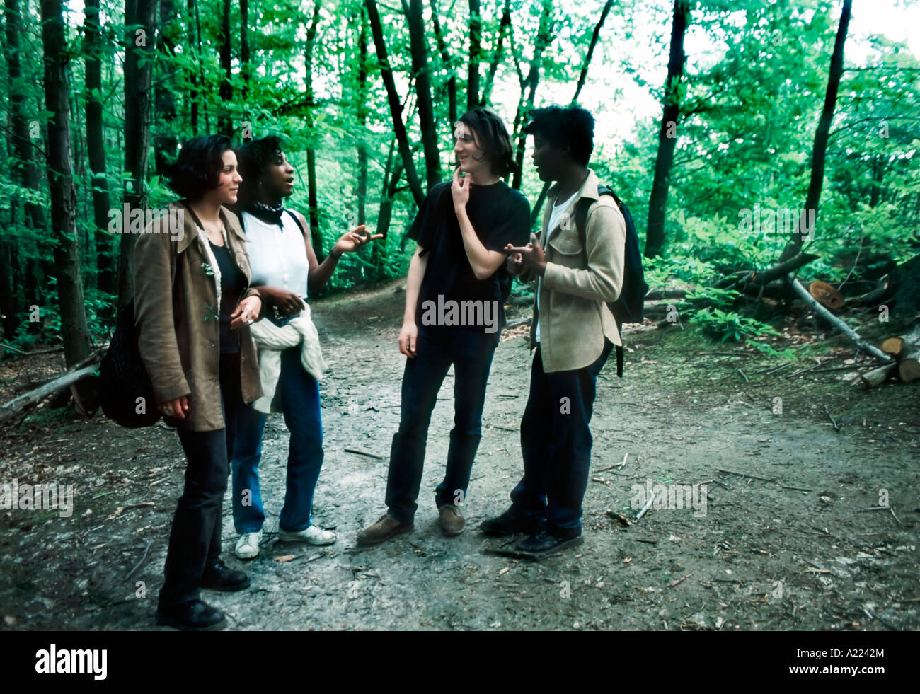 Paris France, Diverse multiracial group of Mixed Race and Gender French ...