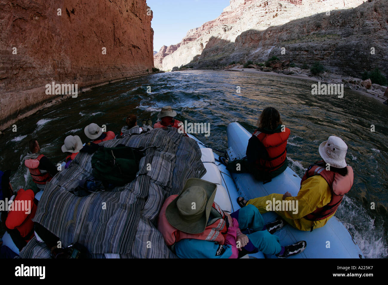 Rafting Colorado River Grand Canyon Arizona Stock Photo - Alamy