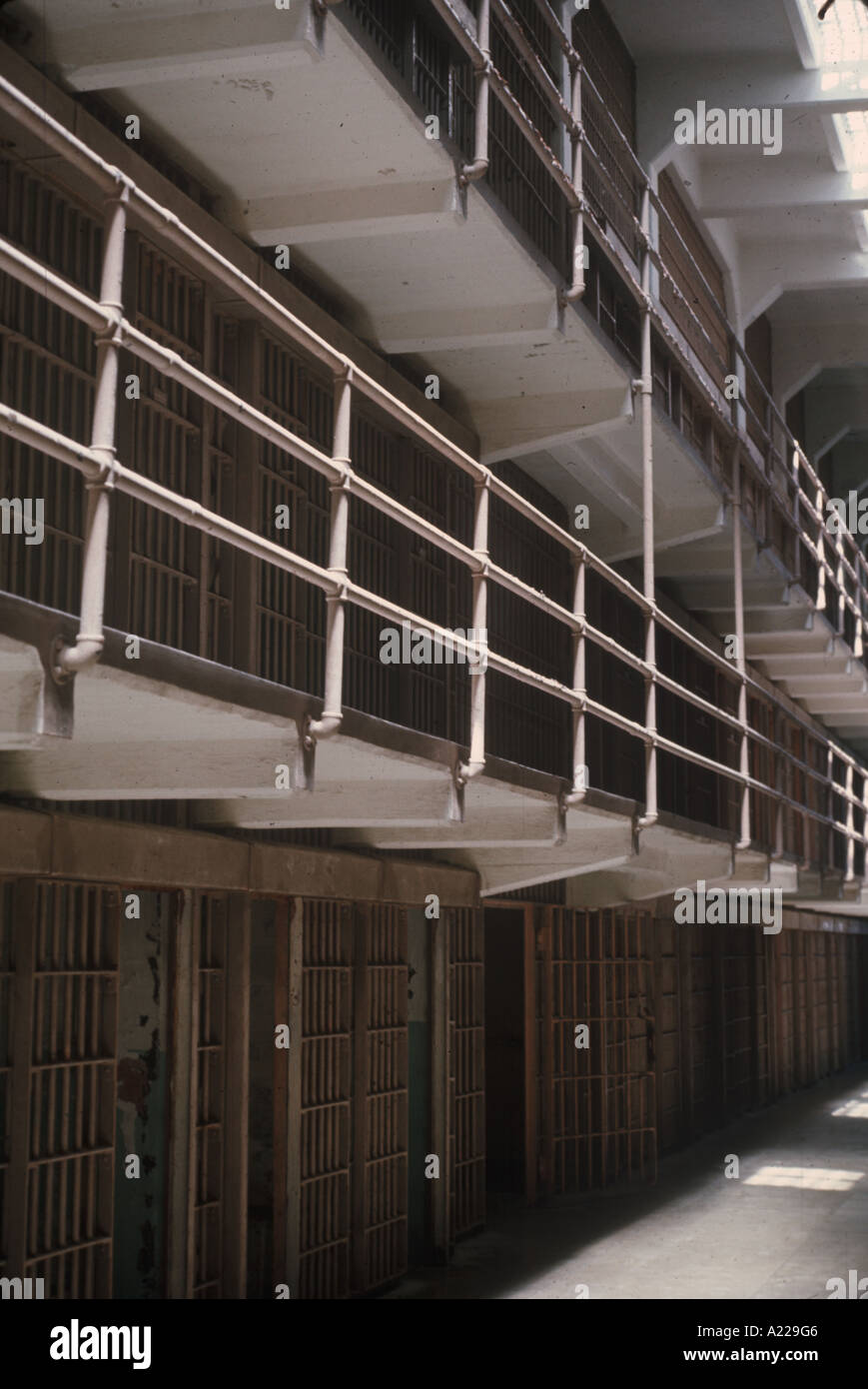 Alcatraz cell block a hi-res stock photography and images - Alamy