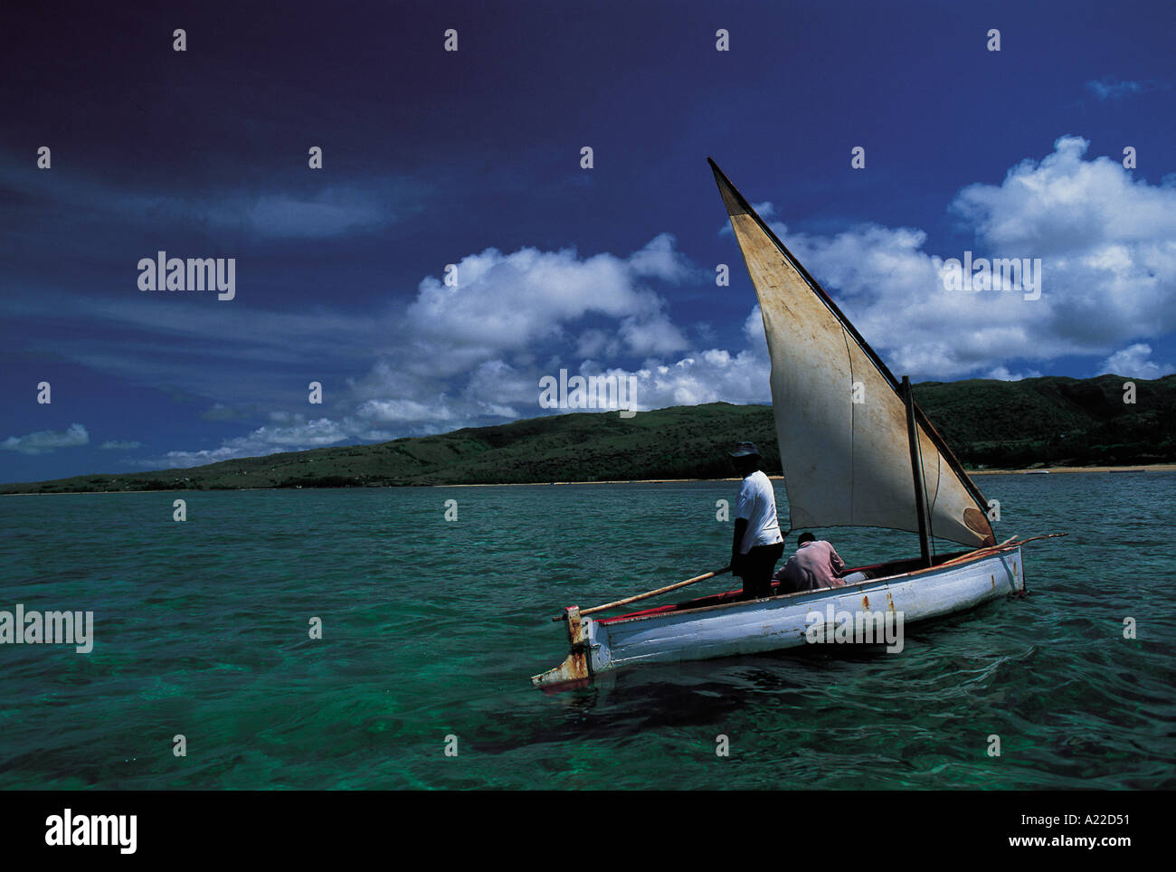 Mauritius fisherman fishing man hi-res stock photography and images - Alamy