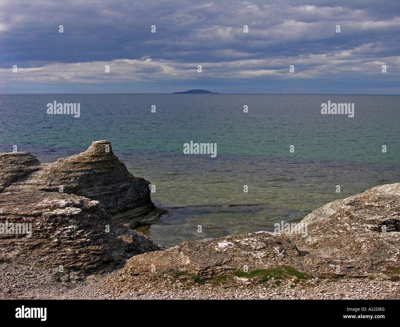 limestone rocks at the sea Stock Photo - Alamy