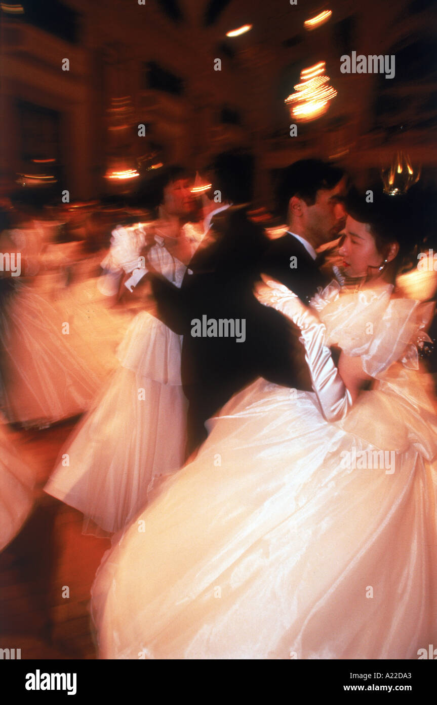 The Viennese Waltz at the Opera Ball Local Caption Vienna Stock Photo ...