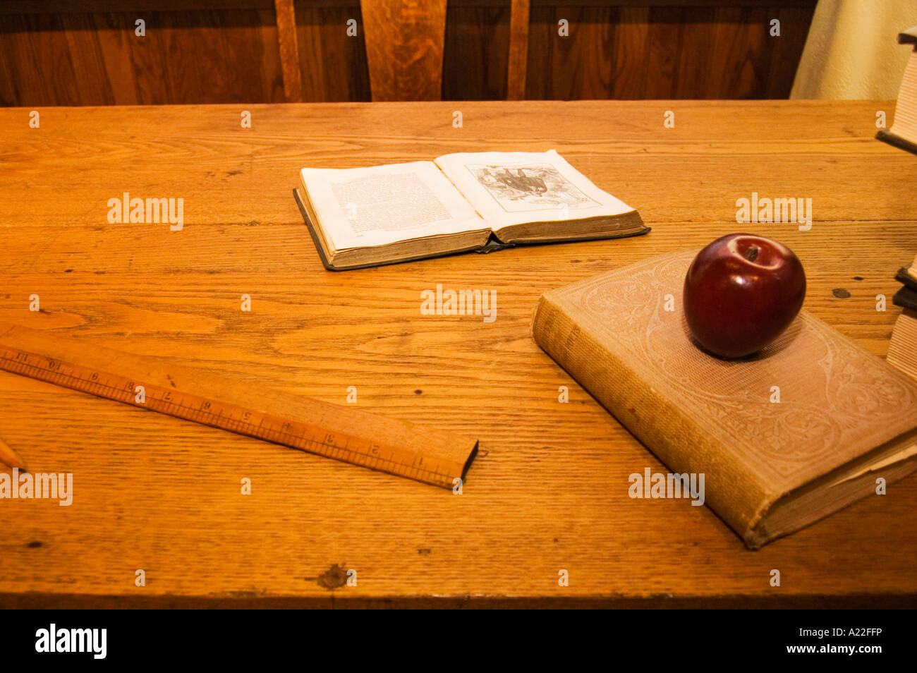 Apple for the Teacher Stock Photo - Alamy