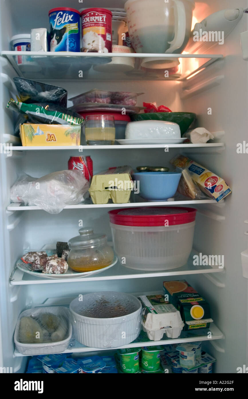 full fridge Stock Photo - Alamy