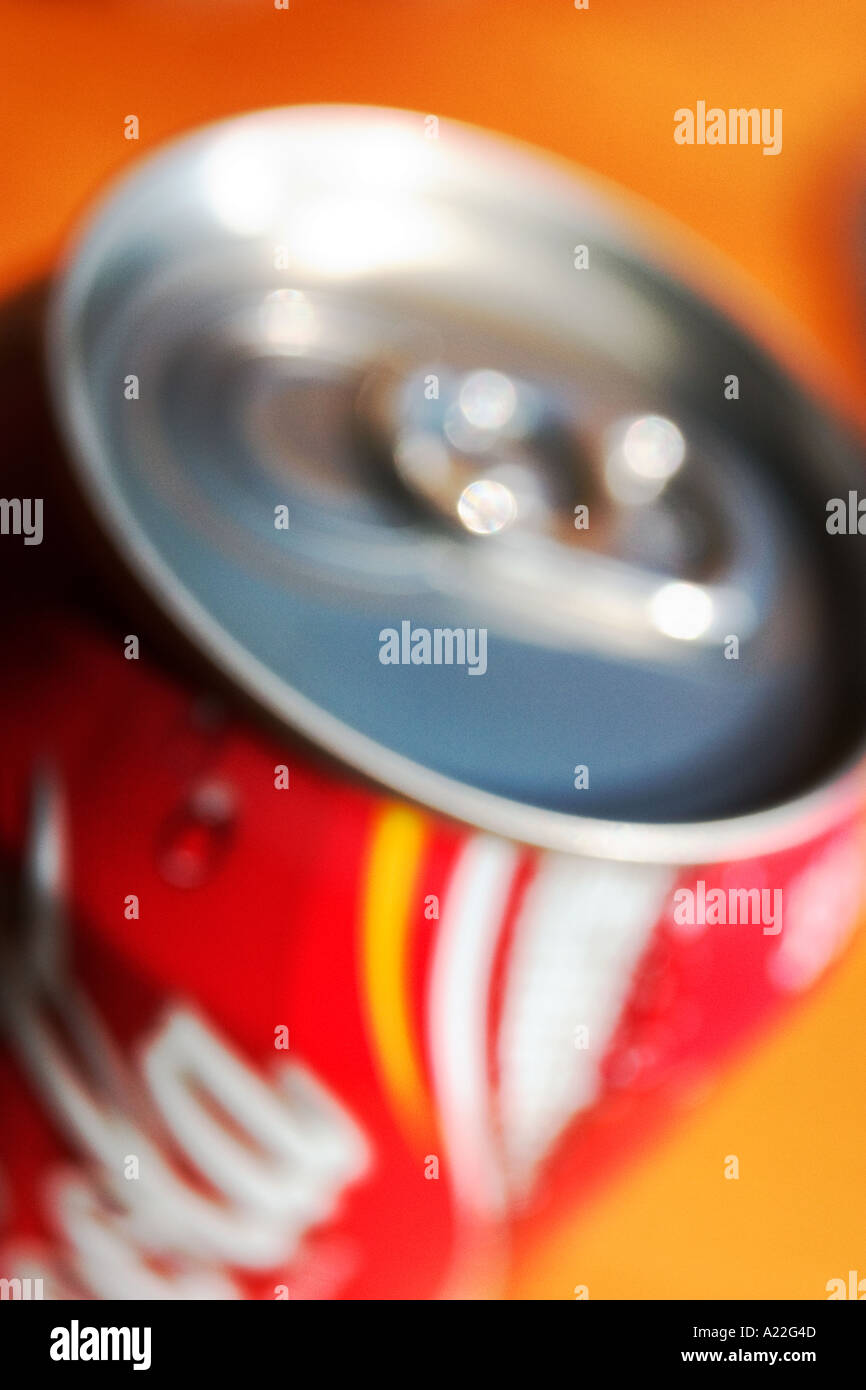 detail of coca cola can Stock Photo - Alamy