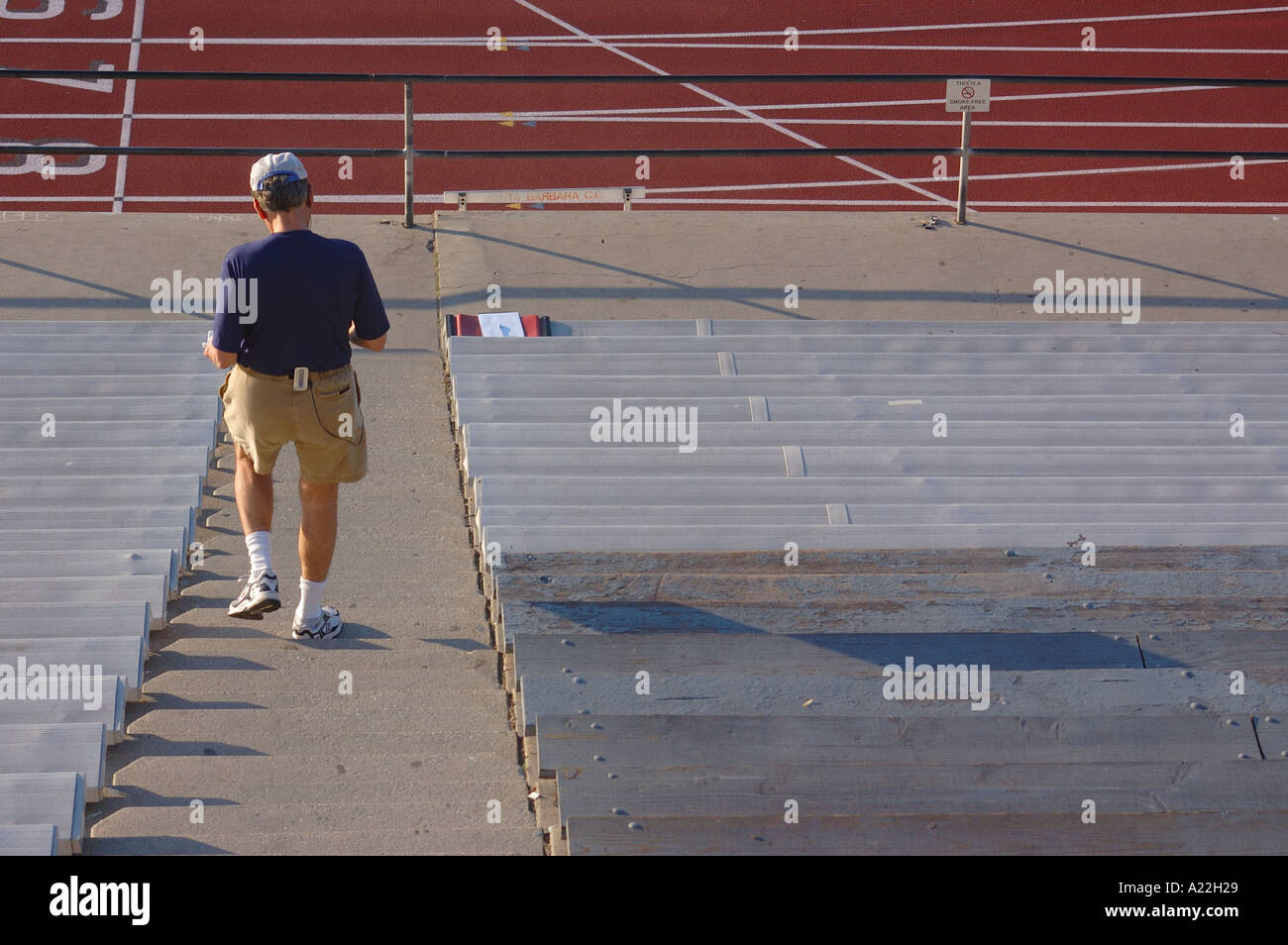 Stadium Stairs Exercise Stock Photo - Alamy