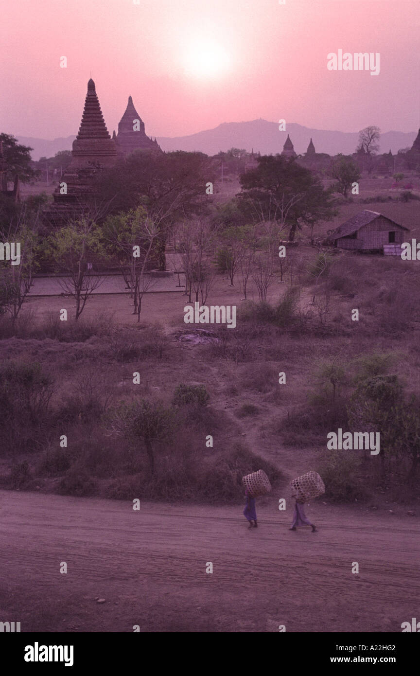 Life in Bagan, Myanmar Stock Photo - Alamy