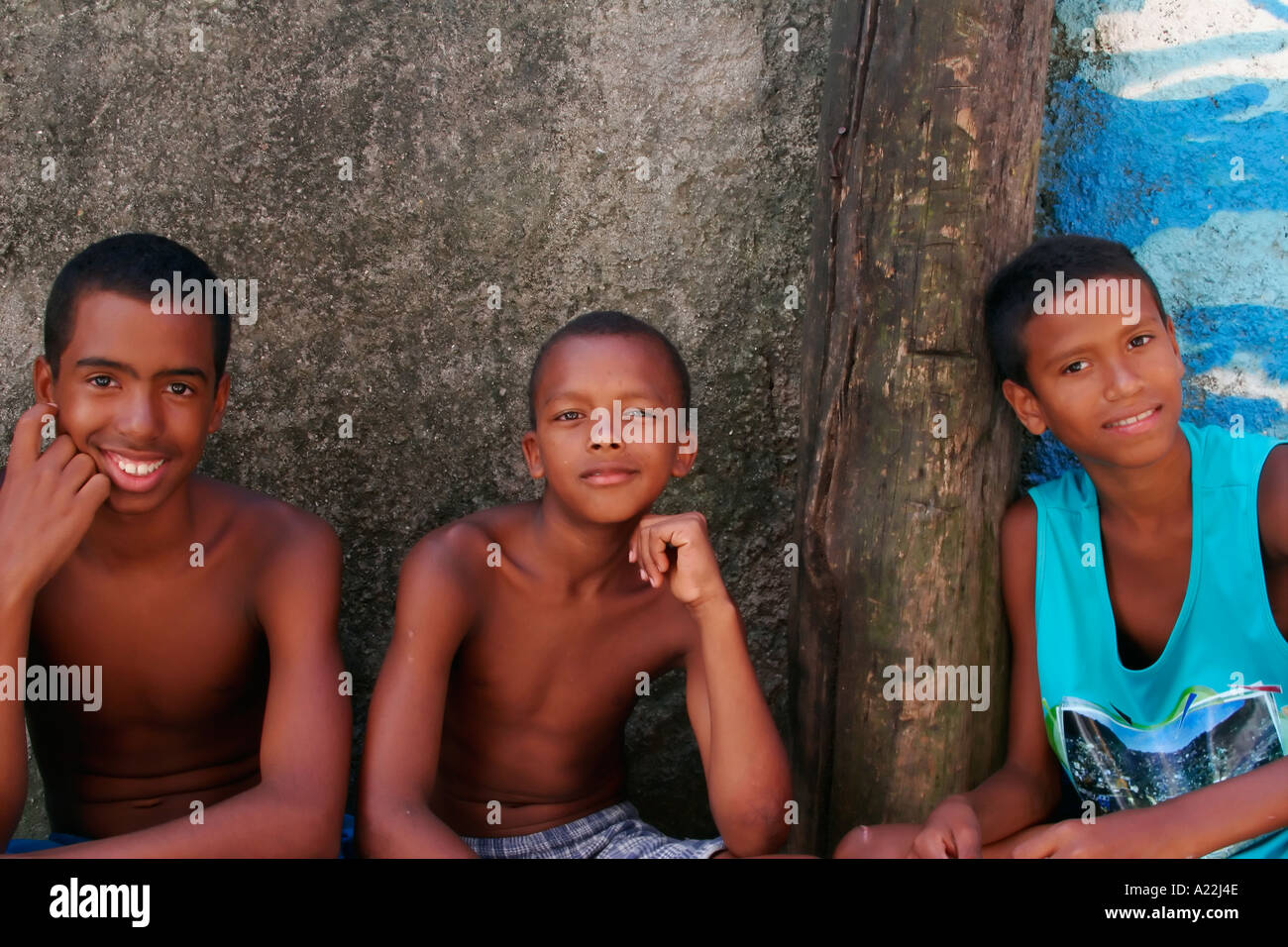 boys in the favela, Rocinha, Rio de Janeiro , Brazil Stock Photo - Alamy