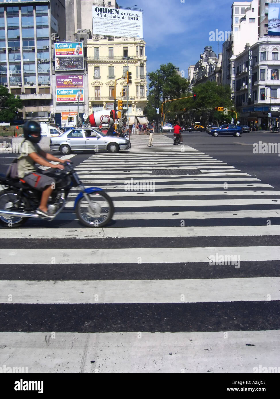 Zebra crossing buenos aires argentina hi-res stock photography and images - Alamy