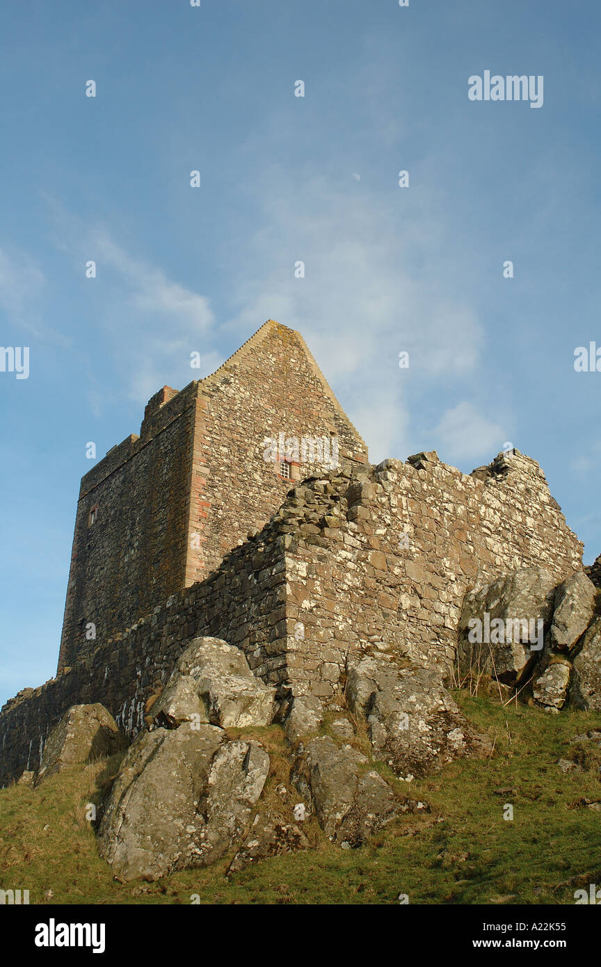 Smailholm Tower in the Scottish Borders Stock Photo - Alamy