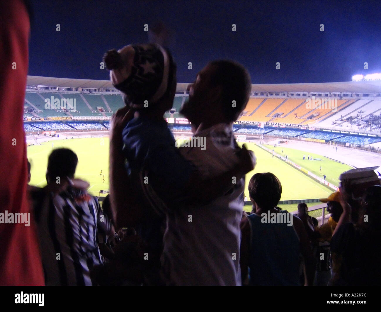Brazil Fans Stadium Flags High Resolution Stock Photography and Images ...