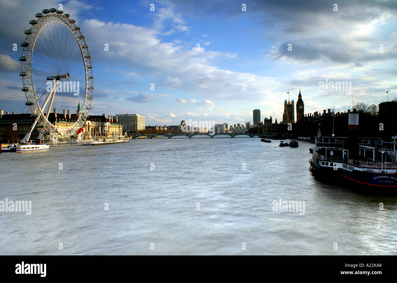 LONDON EYE London England Stock Photo - Alamy