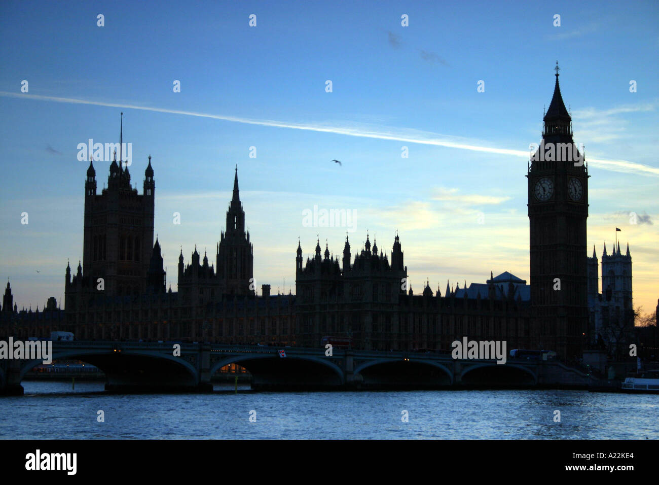 LONDON SUNSET London England Stock Photo - Alamy