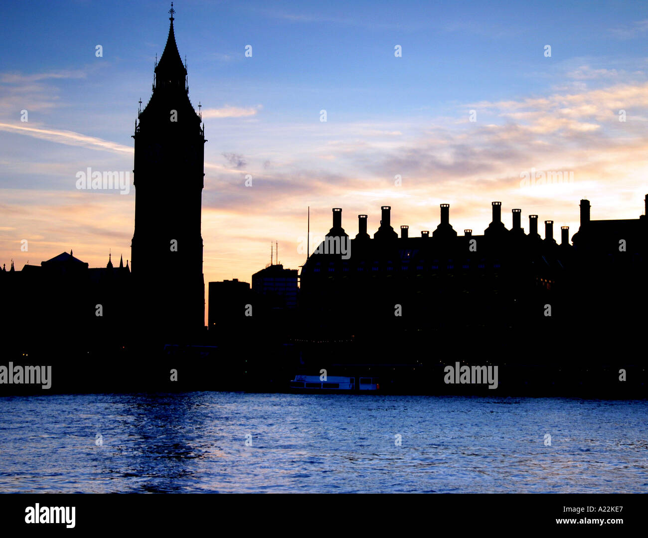 LONDON SUNSET London England Stock Photo - Alamy