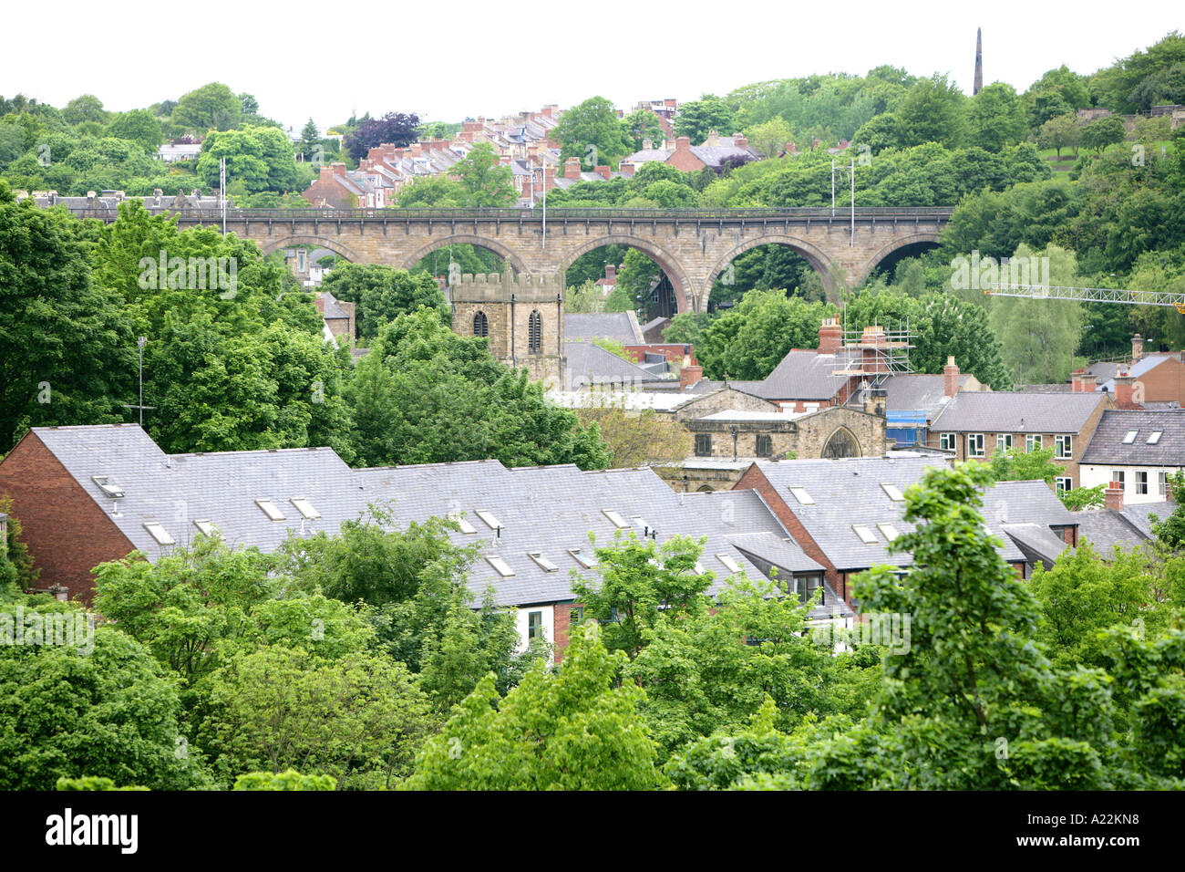 View from Durham University Stock Photo - Alamy