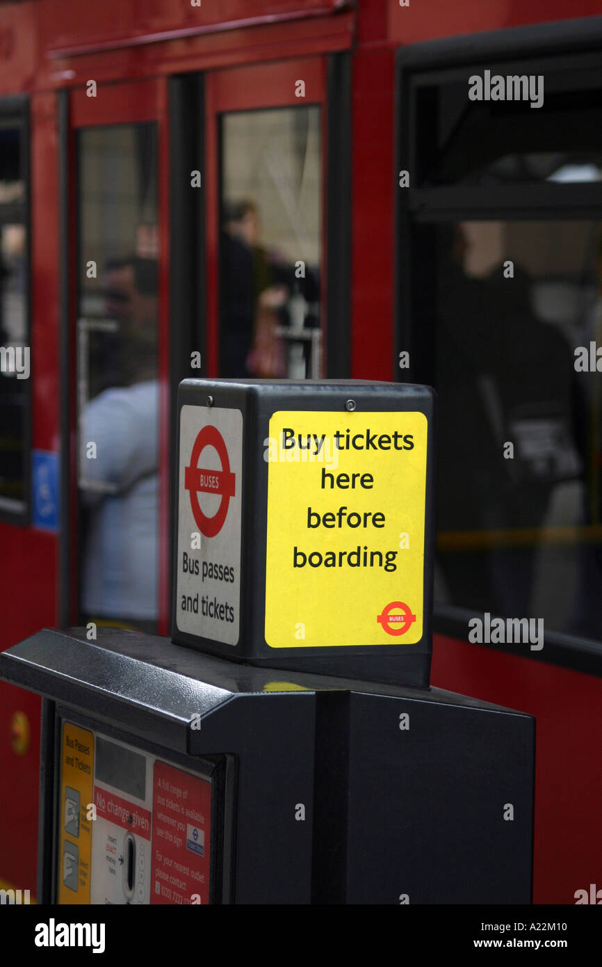 Buy your bus tickets here sign hi-res stock photography and images - Alamy
