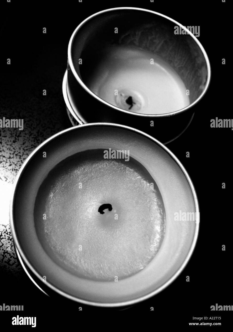 Candles unlit Black and White Stock Photos & Images - Alamy